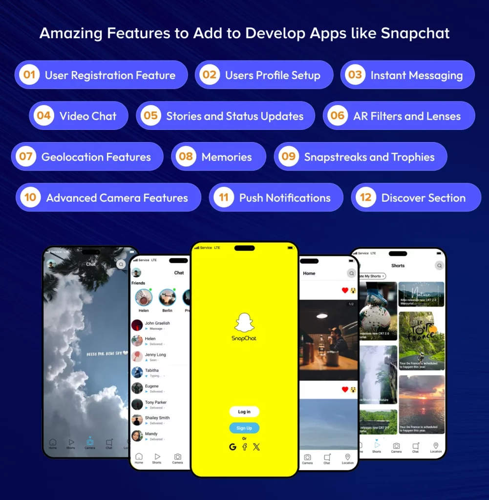 Snapchat App Development: Complete Guide 2025